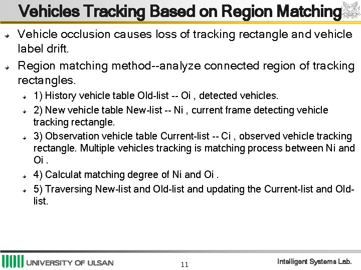 A New Approach to Track Multiple Vehicles With
