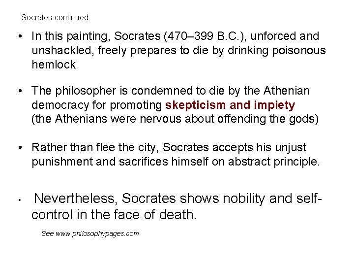 Socrates Plato Aristotle The Big Three Key Ideas