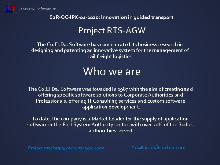 CO ELDA Software srl S 2 ROCIPX01 2020