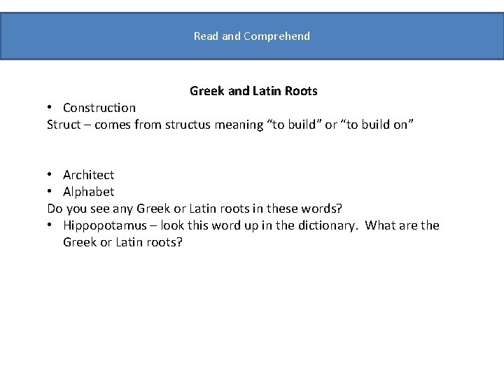 Get Ready to Read Why is it important