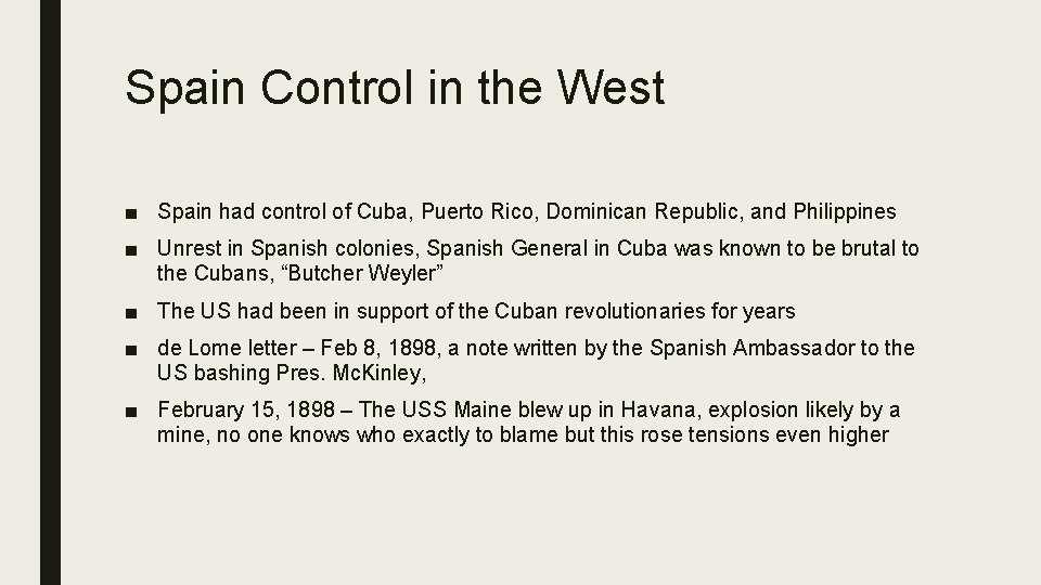 THE US BECOMES AN IMPERIAL NATION Unit 4