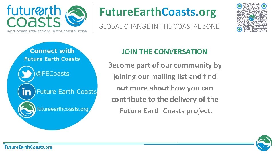 Future Earth Coasts org GLOBAL CHANGE IN THE
