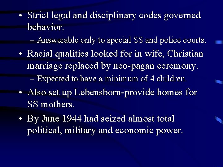 Hitlers Rise to Power Destruction of social clubs