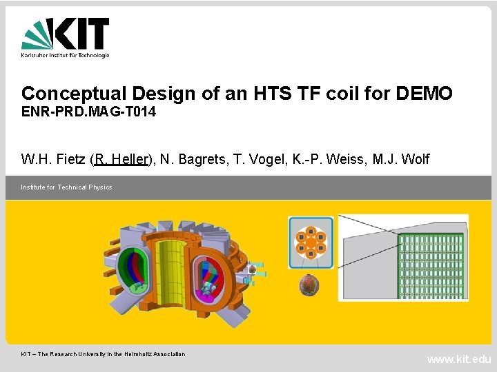 Conceptual Design of an HTS TF coil for
