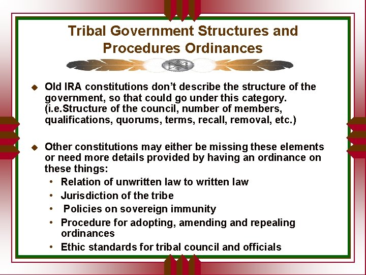 Prepared by Lisa Jaeger Tribal Government Specialist Tanana