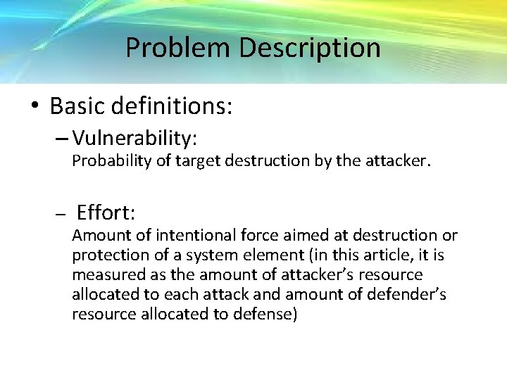 Resource Distribution in Multiple Attacks Against a Single