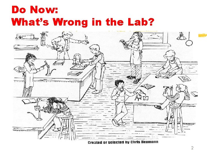 Lab Safety 1 Do Now Whats Wrong in