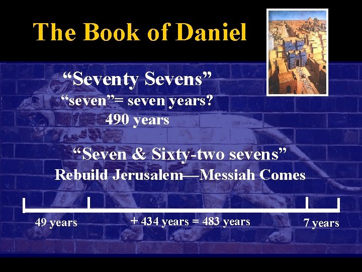 The Book of Daniel Chapter Nine The Book