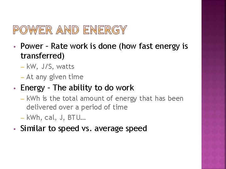 Nonrenewable Energy Power Rate work is done how