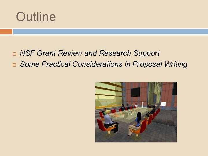 THE NSF GRANT REVIEW PROCESS SOME PRACTICAL TIPS