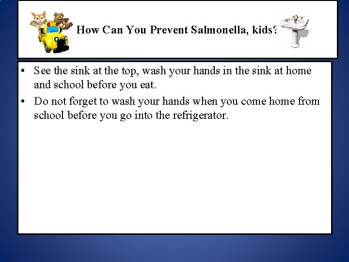 Salmonella Food Safety Awareness and Education for Parents