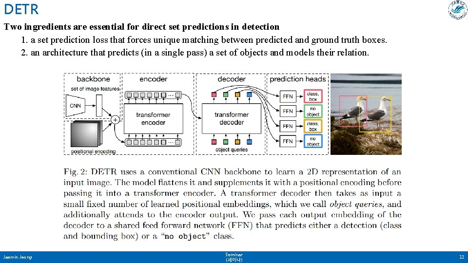 EndtoEnd Object Detection with Transformers DETR DEtection TRansformer