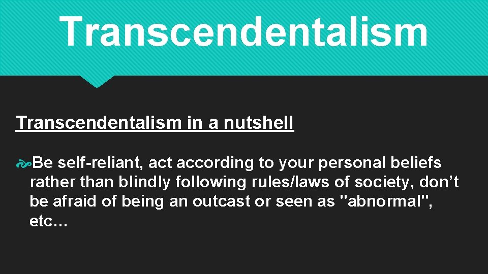 A Quick Overview of Romanticism and Transcendentalism Poe