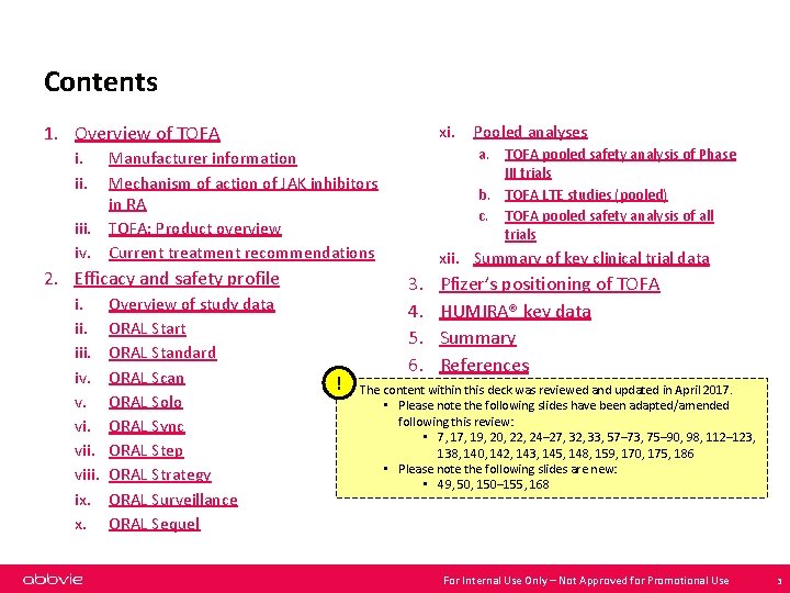 Competitor overview rheumatoid arthritis XELJANZ tofacitinib citrate TOFA
