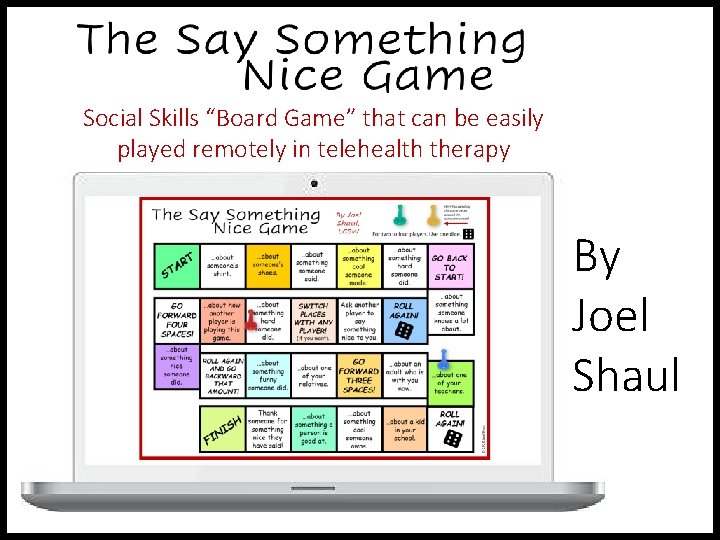 Social Skills Board Game that can be easily