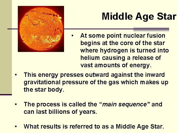 Chapter 3 3 Life Cycle of a Star