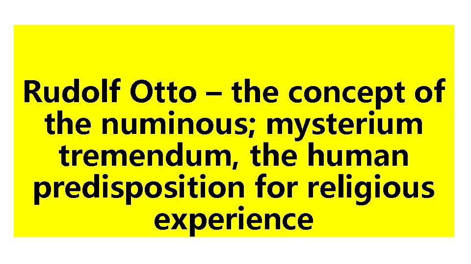 B Mystical Experience William James Varieties of Religious