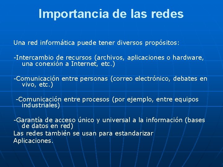 NDICE Qu es una red Tipos de redes