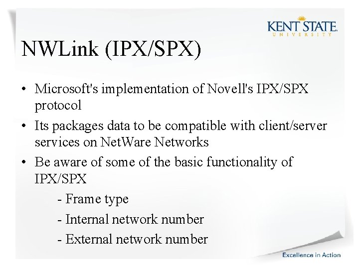Chapter 2 Fundamental Network Reviewing the core components