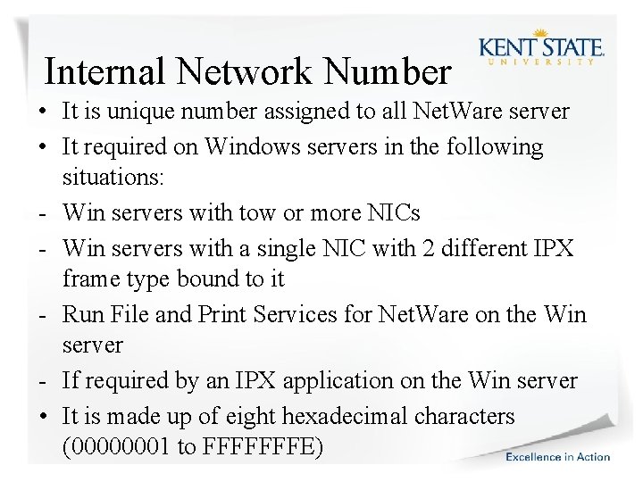 Chapter 2 Fundamental Network Reviewing the core components