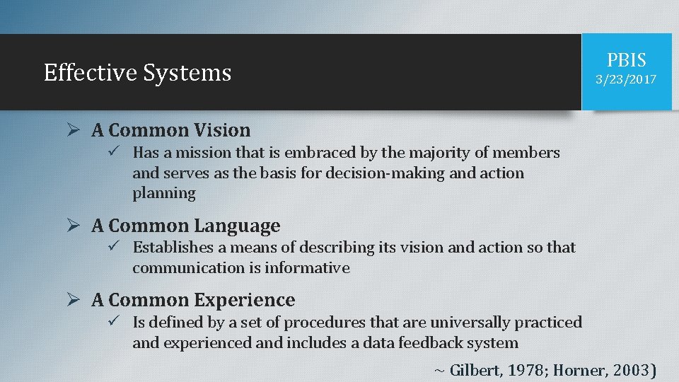 Building a Sustainable System Day 6 BT V