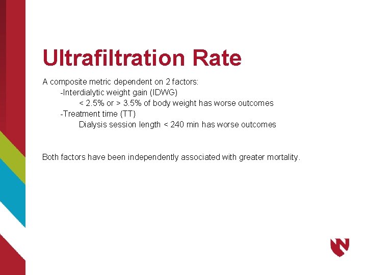 Volume Management in InCenter Hemodialysis Jay Hawkins MD