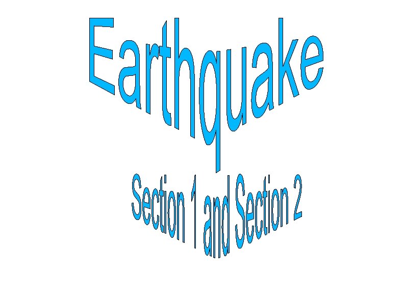 Forces Within Earth Objectives Define stress and strain