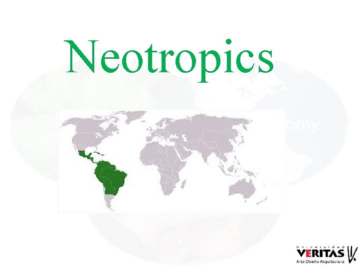 Introduction to the tropics Sustainable development Prof Melania