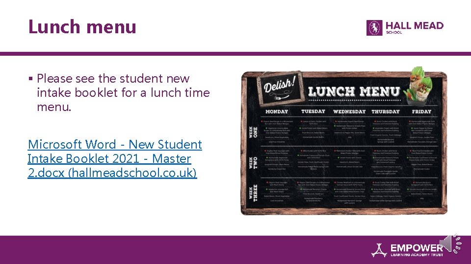 Questions and Answers Part 2 Break and lunchtimes