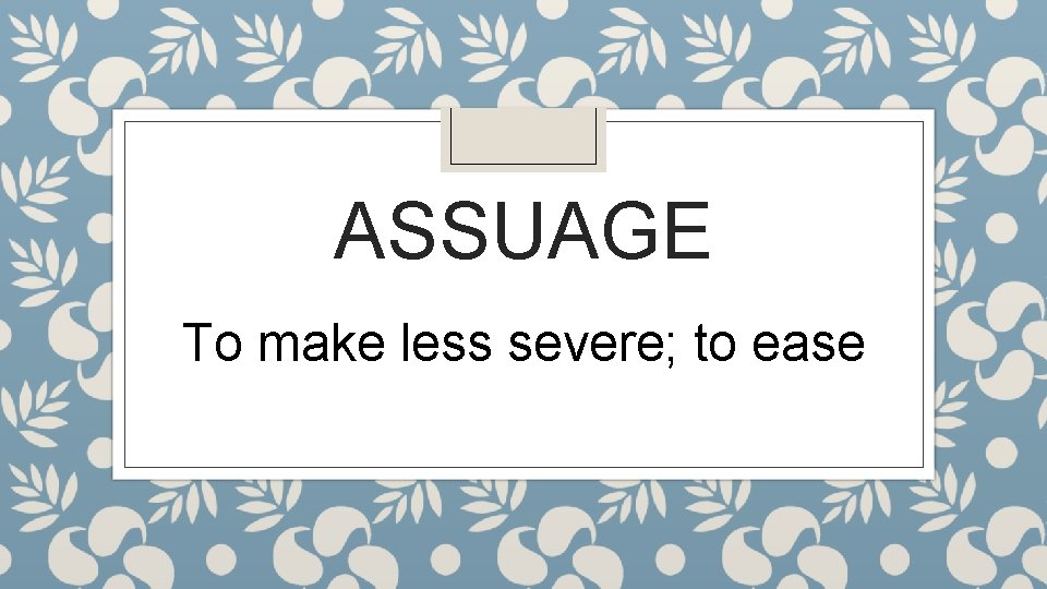 TO KILL A MOCKINGBIRD VOCABULARY ABERRATION Deviation from