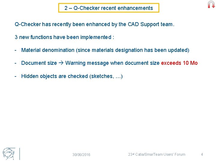 CATIA V 5 R 23 QChecker Booster Shot