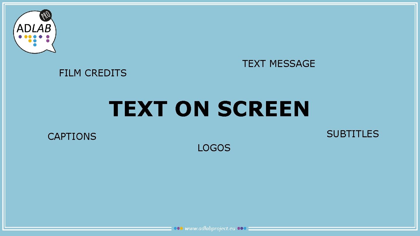 AUDIO SUBTITLING MODULE 5 UNIT 1 ANNA MATAMALA