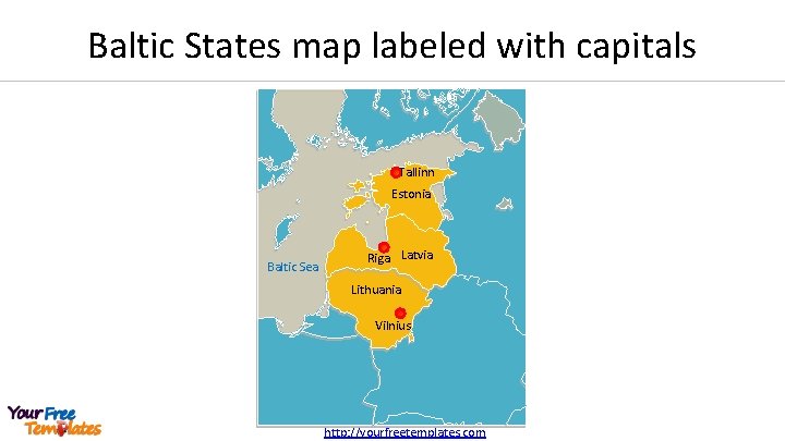 Baltic States outline map Baltic Sea http yourfreetemplates