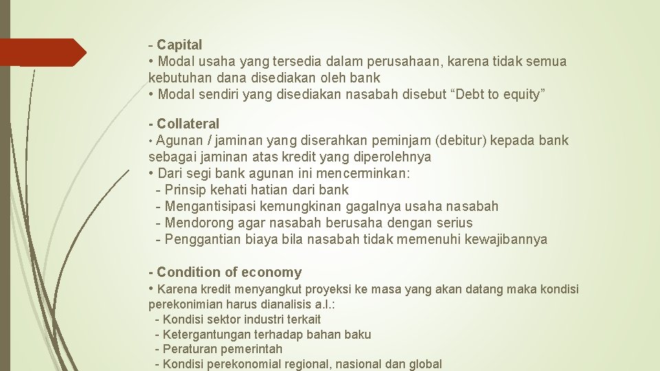 Manajemen Perkreditan Pertemuan2 By Mari Maryati 1 Pengertian