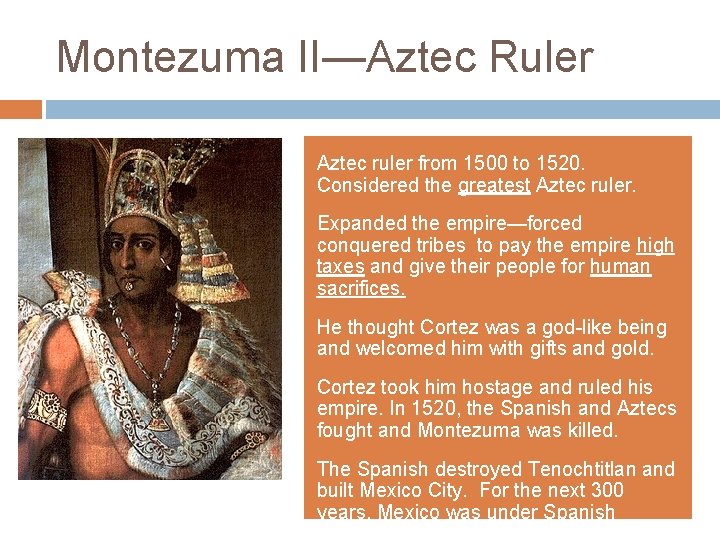 WARRIORS CONQUISTADORS FREEDOM FIGHTERS How did European colonies