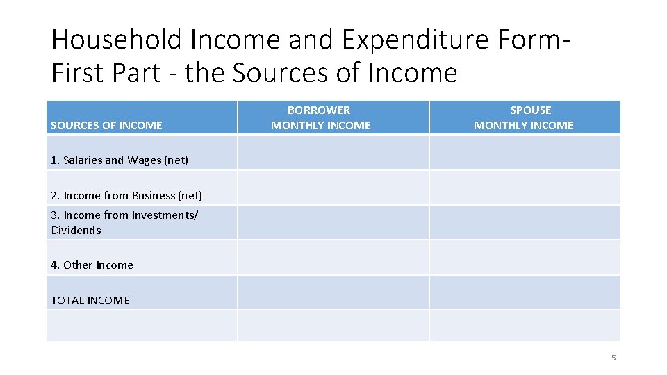 Observations on Determination of Capacity to Pay Computation