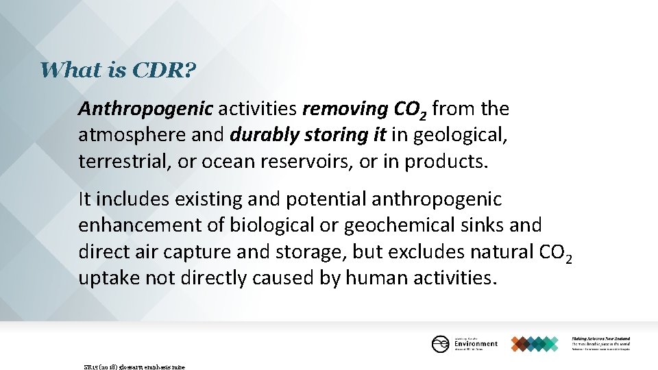 Understanding carbon dioxide removal CDR for net zero