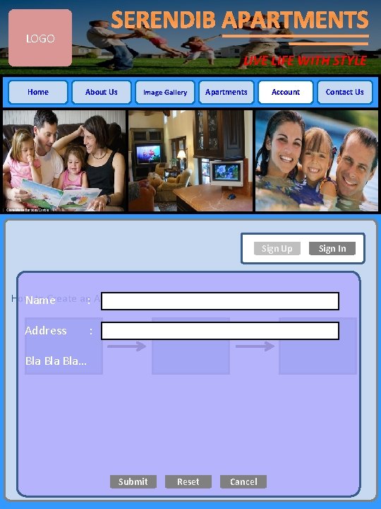 LOGO SERENDIB APARTMENTS LIVE LIFE WITH STYLE Home