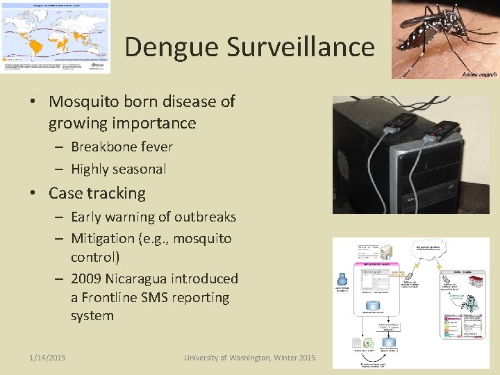 Computing and Global Health Lecture 2 Surveillance Winter