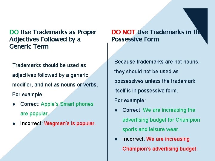 On Your Marks Trademark and Branding Basics Every