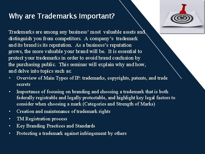 On Your Marks Trademark and Branding Basics Every