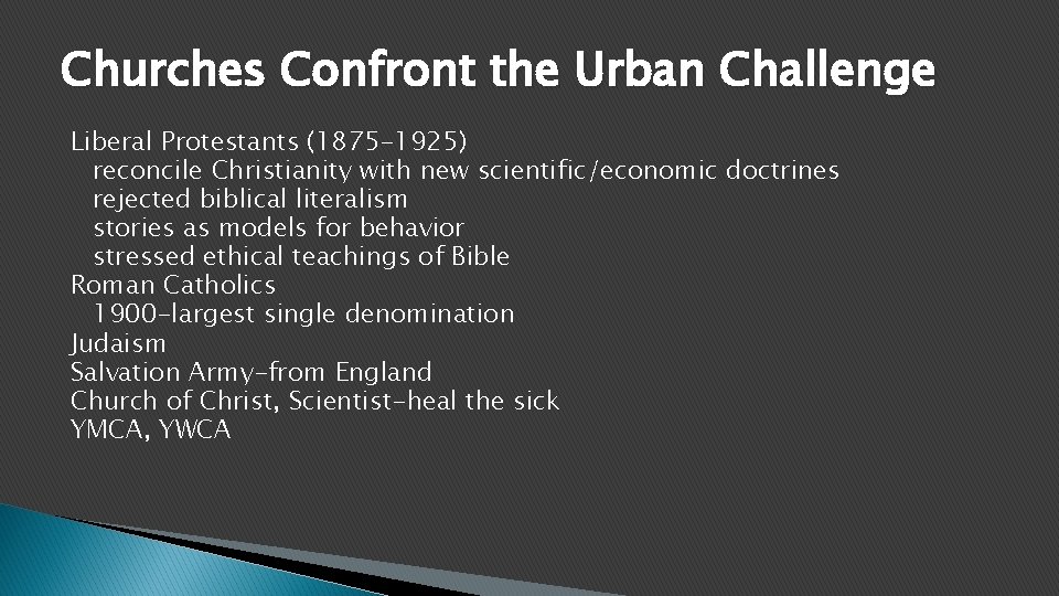 Day 94 America Moves to the City Baltimore