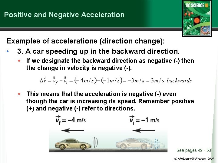 9 1 Describing Acceleration We have already examined