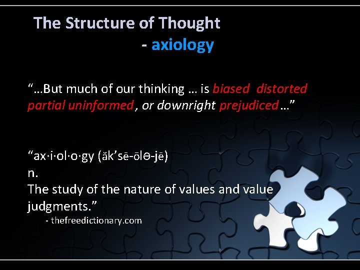 Value Theory and Job Fit An Introduction to
