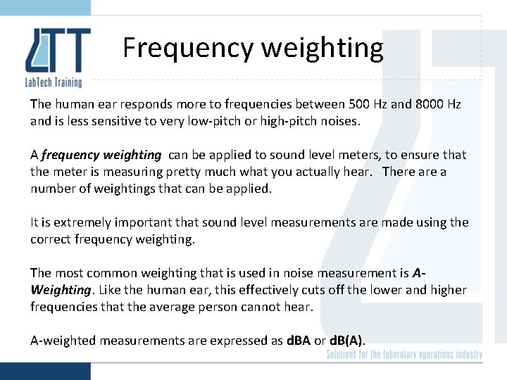 Laboratory Calibration Noise Measurements Last Week Temperature Measuring