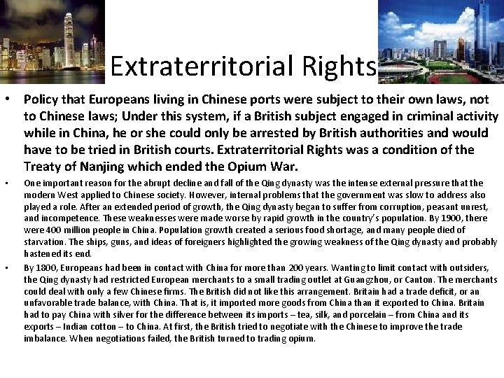 Transformations Around the Globe and The Great War