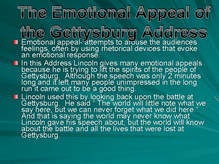 Gettysburg Address Michael Chunn Breland Mc Cully Nick