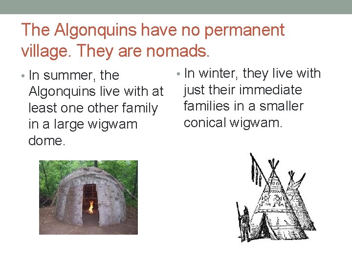 THE ABORIGINALS The first inhabitants of North America