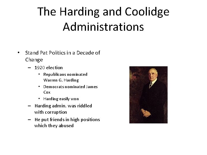 Chapter 23 Coping with Change 1920 1929 Introduction
