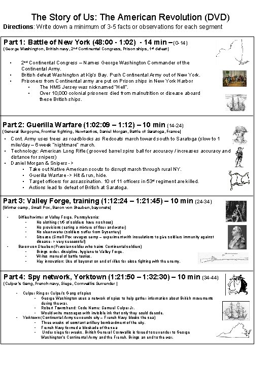 The Story of Us The American Revolution DVD